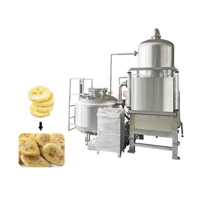 China Lowest Price Automatic Banana Chips Vacuum Frying Machine for sale