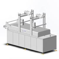 China HDF6000 Output Automatic Fryer Machine 1000KG/H Industrial Continuous Fryer for sale