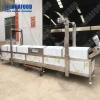 China HDF6000 Output Automatic Fryer Machine 1000KG/H Industrial Continuous Fryer for sale