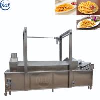 China Industrial Conveyor Belt Deep Fryer Electric Fryer Machine For Potato Chips for sale