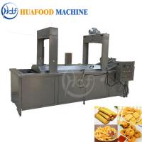 China Industrial Conveyor Belt Deep Fryer Electric Fryer Machine For Potato Chips for sale