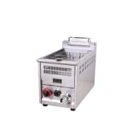 China single gas deep fryer 8l gas deep fryer with temperature for restaurant for sale