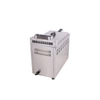 China single gas deep fryer 8l gas deep fryer with temperature for restaurant for sale