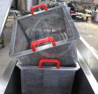 China Two Baskets Snacks Frying Machine Electric Pressure Deep Fryer For French Fries for sale
