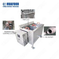 China Semi automatic food frying machine industrial potato chips deep fryer for frying potatoes for sale