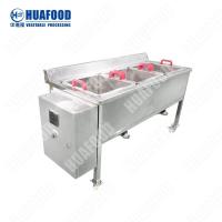 China Semi automatic food frying machine industrial potato chips deep fryer for frying potatoes for sale