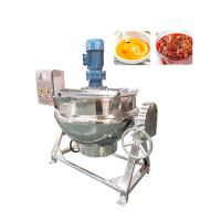 China Steam Jacket Stainless Steel Agitator Mixer High Pressure Cooking Pot With Stirrer for sale