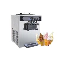 China 3 Flavor Soft Ice Cream Machine Frozen Yogurt Machine 25L/H LCD Display for sale