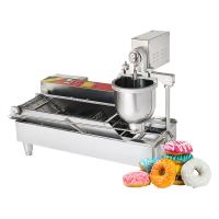 China commercial auto mini mochi maker frying vending filling glazing donut making machine for sale