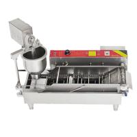 China commercial auto mini mochi maker frying vending filling glazing donut making machine for sale