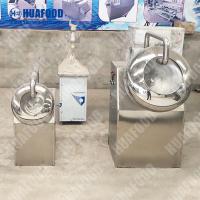 China HDF-800 seasoning seed donut chocolate coating pan machine for sale