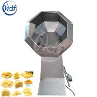 China CE certified with vibrating seasoner feeder batch type small potato chips seasoning machine for sale