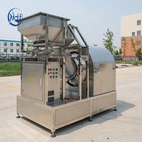 China Mixer Chocolate Coating Machine Mesh Belt Factory Direct Stainless Steel Octagonal Seasoning Machine Snack Puffed Food Seasoning for sale
