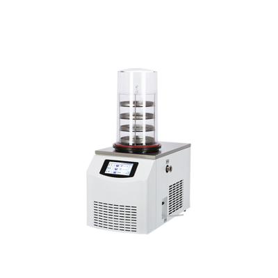 China lab home vacuum freeze drying equipment desktop food lyophilizer manufacturer for sale