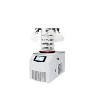 China lab home vacuum freeze drying equipment desktop food lyophilizer manufacturer for sale