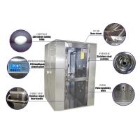 China Automatic Silding Door Air Shower Adjustable Nozzle One Person Air Shower For Laboratory for sale