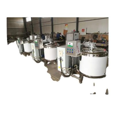 China Yogurt Milk Processing Line Cheese Making Machine Milk Cooling Storage Tank 5000L 220V/50HZ 36rpm/min Hongyang Provided 1.5 Kw for sale