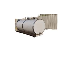 China Stainless Steel Milk Cooler Bulk Milk Cooler horizontal milk cooling tank for sale