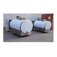 China chiller small used transportation truck 1000 liter stainless steel used cooler milk cooling tank for sale