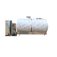 China SUS 304 stainless steel vertical milk cooling tanks for sale