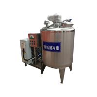 China SUS 304 stainless steel vertical milk cooling tanks for sale