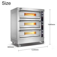 China New Fashion Commercial Kitchen Equipment Stainless Steel Cake And Bread Baking Pizza Oven Electric Maker for sale