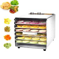 China 8 Trays large Food Dehydrator Pet Snacks Dehydration Dryer Fruit Vegetable Herb Meat Drying Machine Stainless Ste for sale