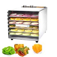 China Small 6 Trays Stainless Steel Food Dehydrator Fruit Snacks Dehydration Dryer Food Drying Machine for sale