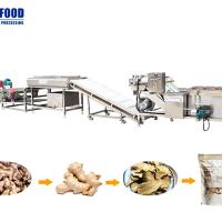 China QX-400 Commercial Industrial Bubble Fruit Avocado Mango Vegetable Potato Washing Machine/Frozen Vegetable Production Line for sale