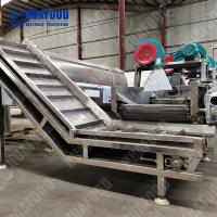 China QX-400 Commercial Industrial Bubble Fruit Avocado Mango Vegetable Potato Washing Machine/Frozen Vegetable Production Line for sale