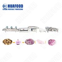 China Vegetable And Fruit Processing Line Commercial Vegetable Washing Bubble Machine Fruit And Vegetable Cleaning Machine for sale