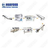 China brush washing machine fruit and vegetable washing line for sale