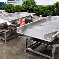 China Automated Fruits Vegetable Bubble Washing Machine Cassava Sweet Potato French Fries Washing Vegetable Processing Line for sale