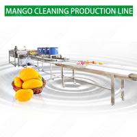 China Industrial fruit vegetable washer and dryer cooler conveyor bubble spray washing cleaning machine production line with bubble for sale