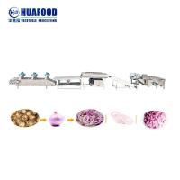 China Vegetable Washing Line Potato Peeling Brushing Equipment Washing Machine Price for sale