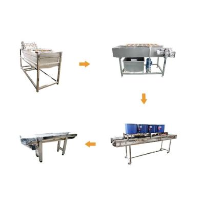China High capacity production line of carrot sweet potatoes walnut brush washing machine for sale