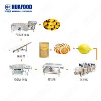 China high quality automatic bubble 800kg fruit and vegetable apricot washing equipment cleaning machine line for sale