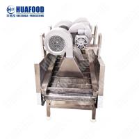 China Vegetables water bubble washing machine fruit washer for sale vegetable washing production line for sale
