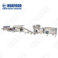 China Vegetable Brush Washer Potato Ginger Vegetable Rinse Wash Line Machine Potato-wash-and-peel-machine for sale