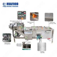 China 2022 Durian Bubble Fruit And Vegetable Wash Machine Clean Sweet Potato Washer With Conveyor Line for sale