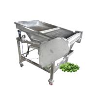 China Automatic green skin removing machine of edamame, smaller green soybean skin peeling removed for sale