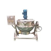 China High capacity 100L electric/gas jacketed kettle Cooking Mixer Pot Jacket Kettle With Agitator for sale