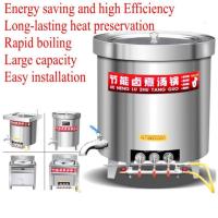 China Brand New Heavy Duty Cooking Stock Pot Stainless Steel Large Commercial for sale