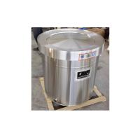 China Sus 304 Stainless Steel 98L Silver Cooking Pot Set Italian for sale