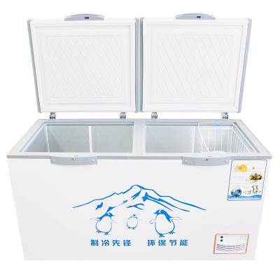 China cheap mobile large supermarket showcase meat open display freezer for sale