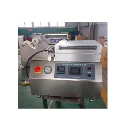 China Manual Tabletop Budget Meat Beaf Shrink Film Pack Vacuum Tray Sealer Skin Packaging Machine for sale