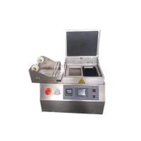 China Manual Tabletop Budget Meat Beaf Shrink Film Pack Vacuum Tray Sealer Skin Packaging Machine for sale