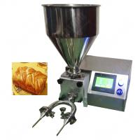 China New Upgrade Chocolate Egg Yolk Pie Cream Injection Machine Semi Automatic Filled Cookie Machine With Great Price for sale
