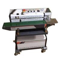 China Nitrogen Flushing Manual Tin Can Vacuum Sealing Machine for sale