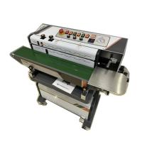 China Vertical Continuous Sealing Nitrogen Gas Plastic Potato Chip Bags Sealer Heat Sealing Machine for sale